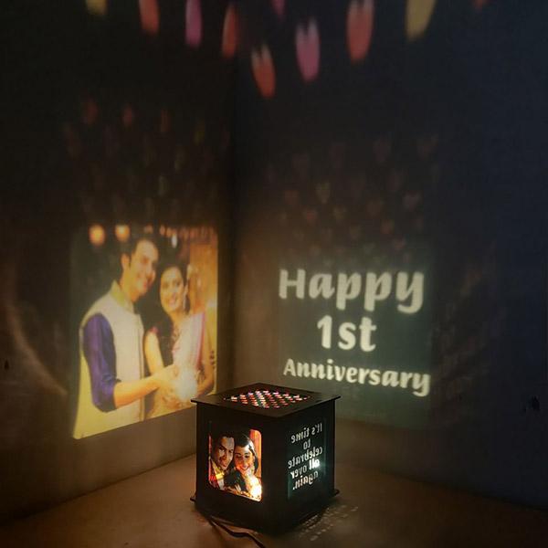 ANNIVERSARY REVOLVING PHOTO SHADOW BOX – The Gifting Heaven